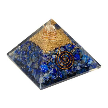 Pirâmide de Orgonite com Lápis Lazuli - 7 X 7 - Tenda da Alma ...